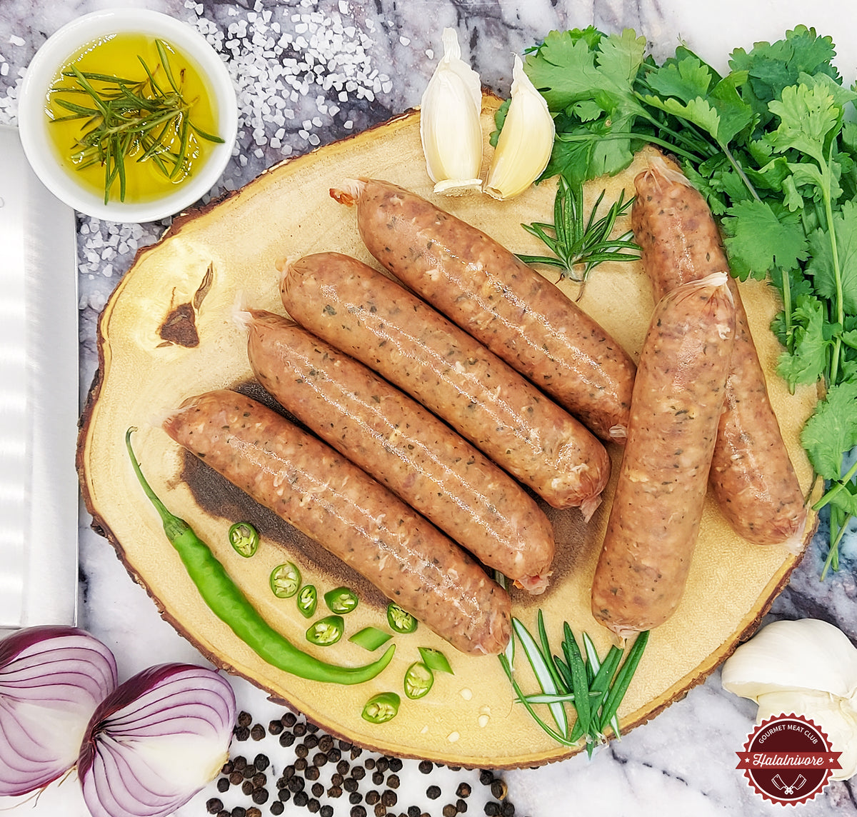 Gourmet Halal Beef Sausages — Halalnivore